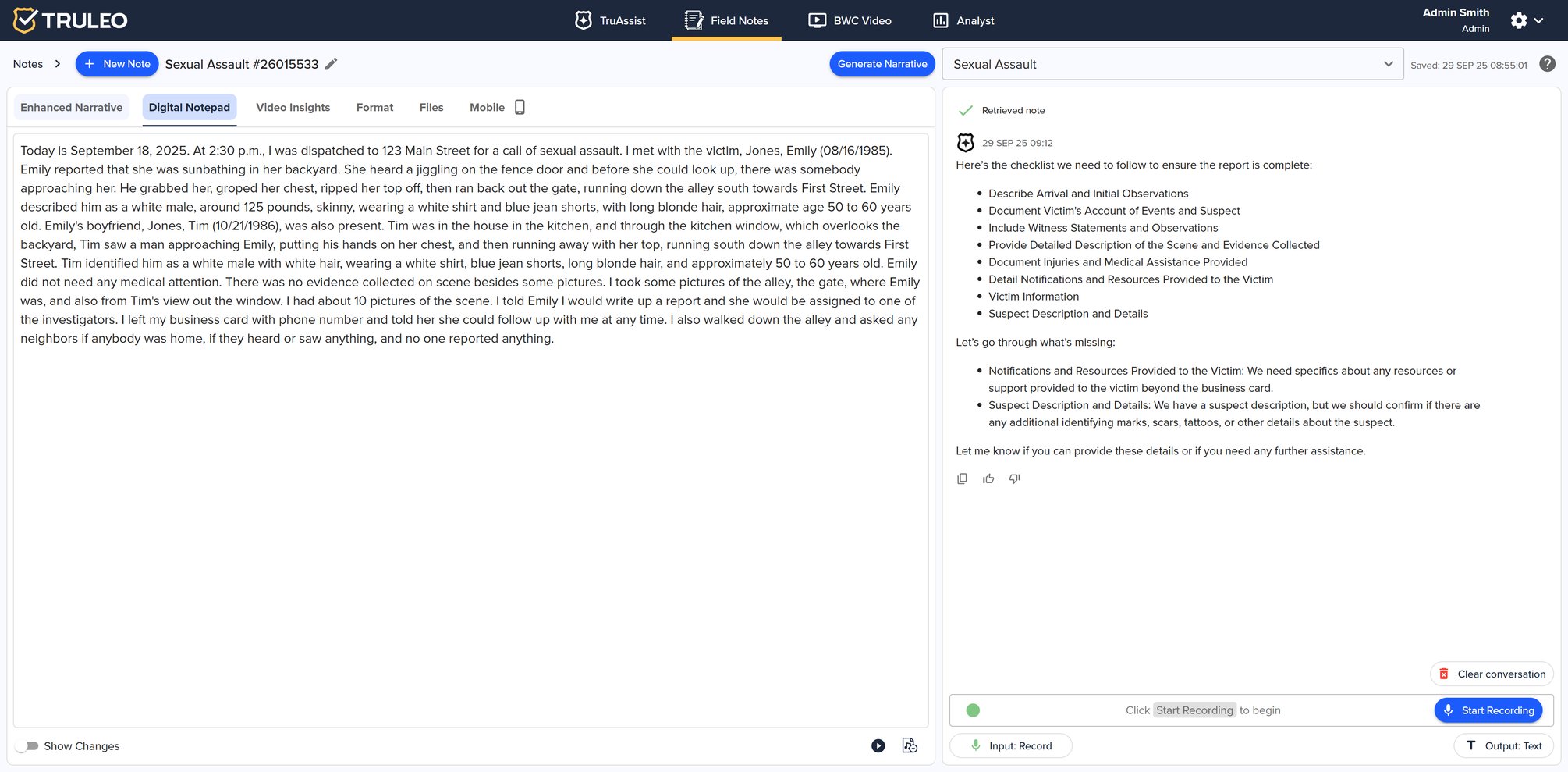 Field Notes Overview