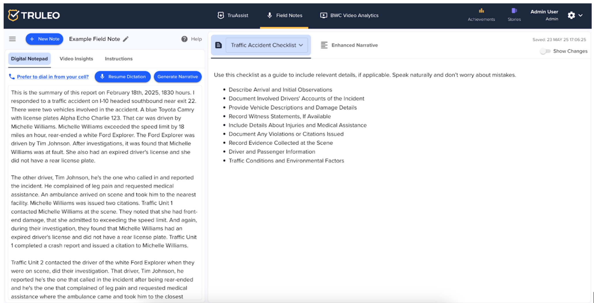 Truleo Product Updates - 05/22/2025
